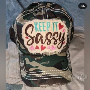 KBETHOS | Accessories | Kbethos Keep It Sassy Camo Trucker Hat | Poshmark